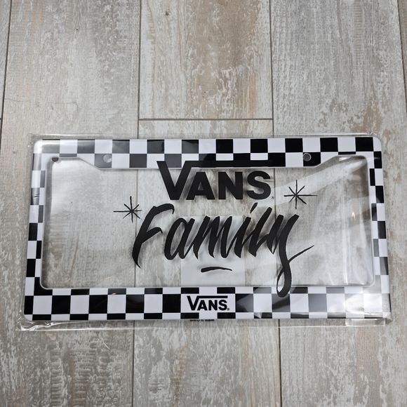 Vans | Accessories | Vans Family Exclusive License Plate Frame | Poshmark